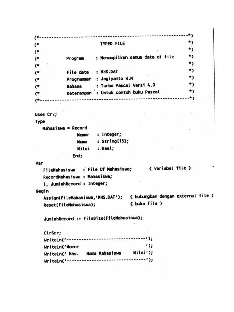 Materi Program Lanjutan DDP | PDF
