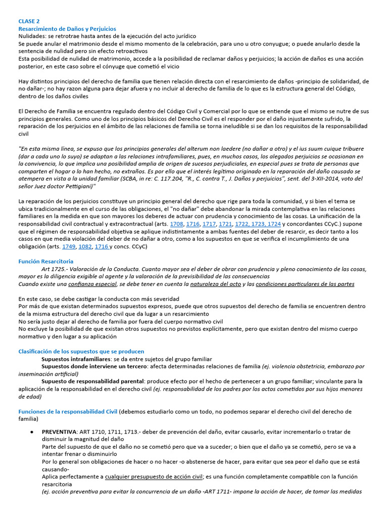 Resarcimiento de Daños y Perjuicios | PDF | Divorcio | Compromiso