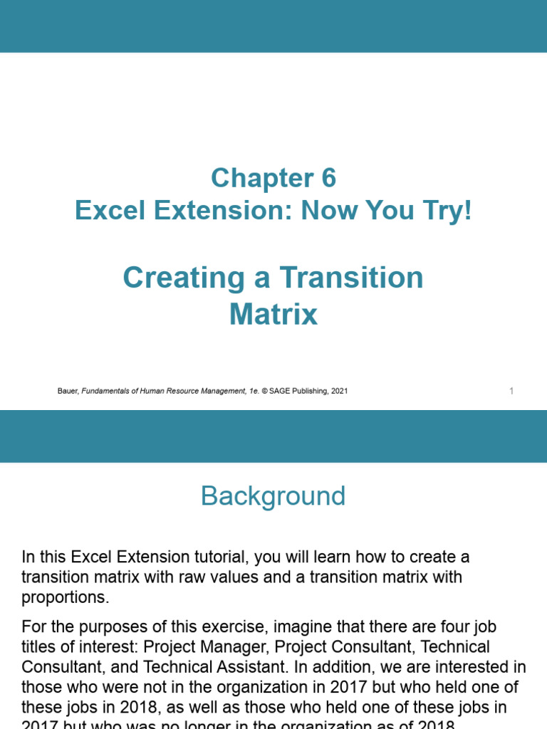 bauer_chapter_6_-_excel_extension_1 | PDF | Microsoft Excel
