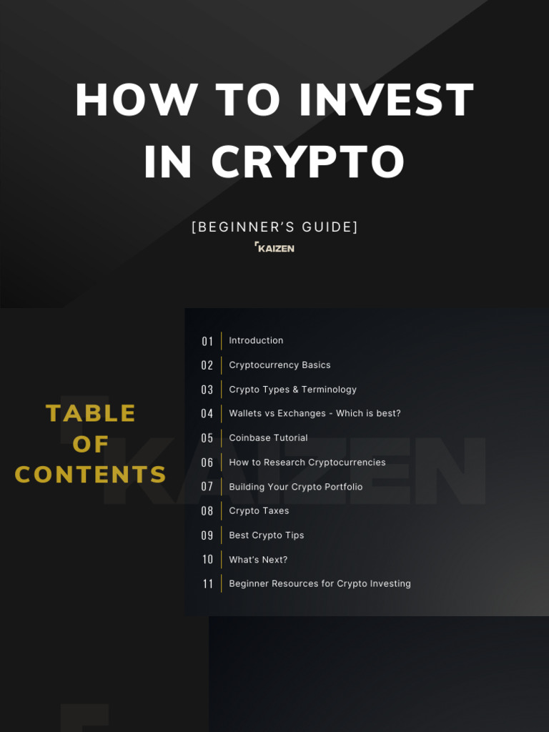 Beginner's Guide to Crypto Investing | PDF | Cryptocurrency | Bitcoin