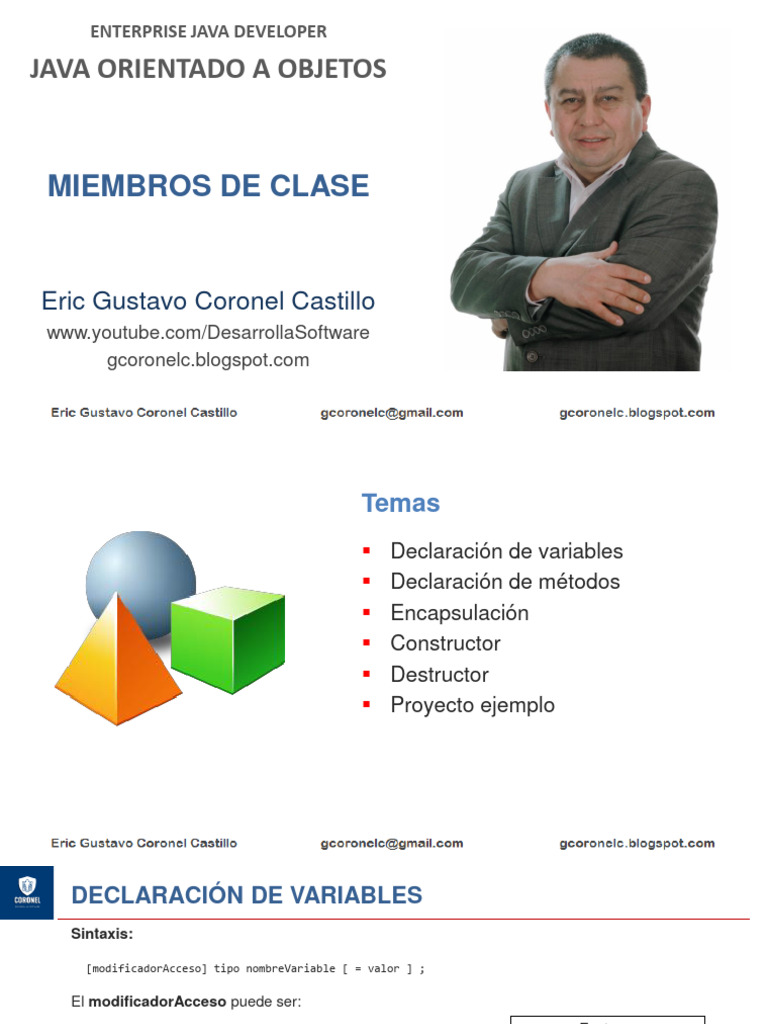 Semana 2 Pdf Constructor Programación Orientada A Objetos Programación