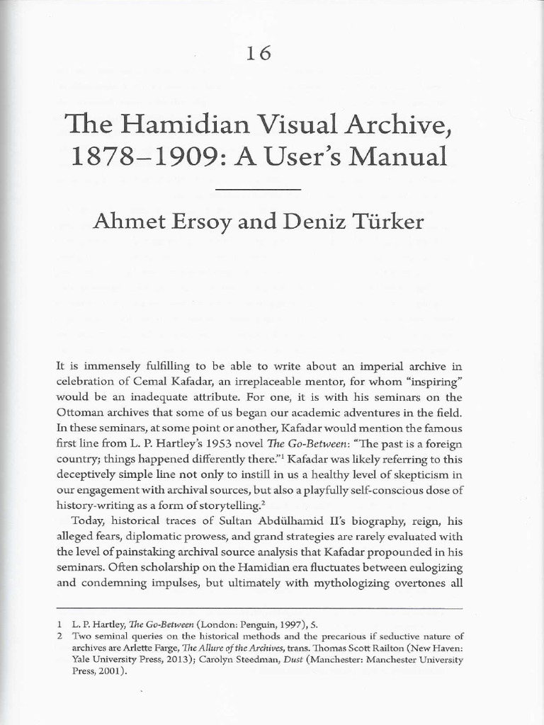 With Deniz Turker The Hamidian Visual Ar | PDF