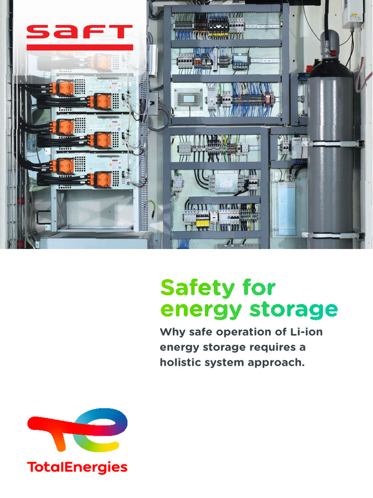SAFT Safety Energy Storage | PDF | Lithium Ion Battery | Cathode