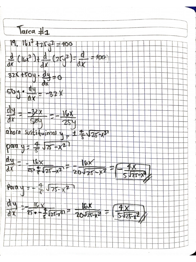 Tarea 1 ejercicios 19 y 17 | PDF