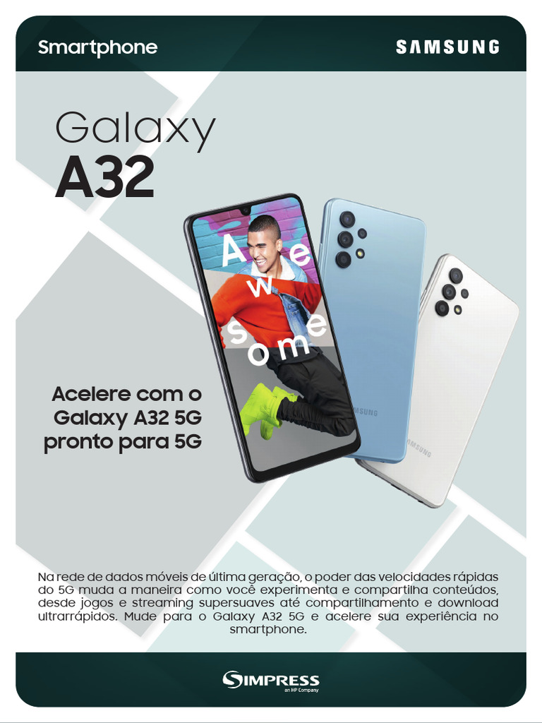 Catalogo Galaxy A32 | PDF | Smartphone | Android (sistema operacional)