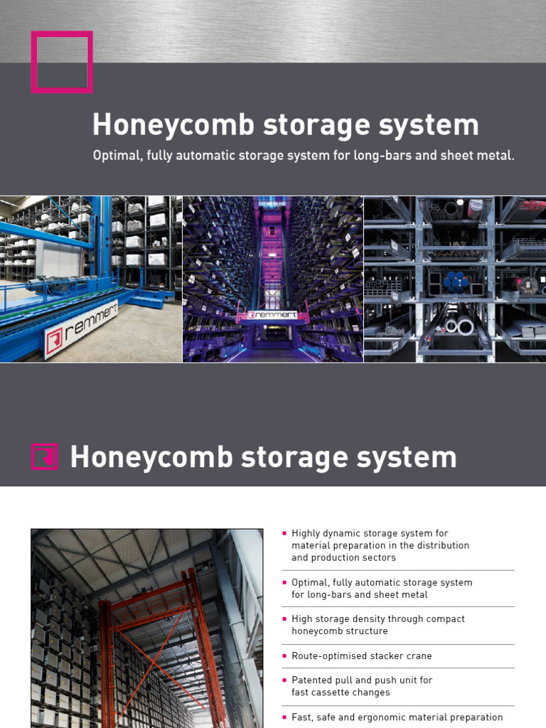 Honeycomb Storage Brochure - Remmert | PDF | Computing | Engineering