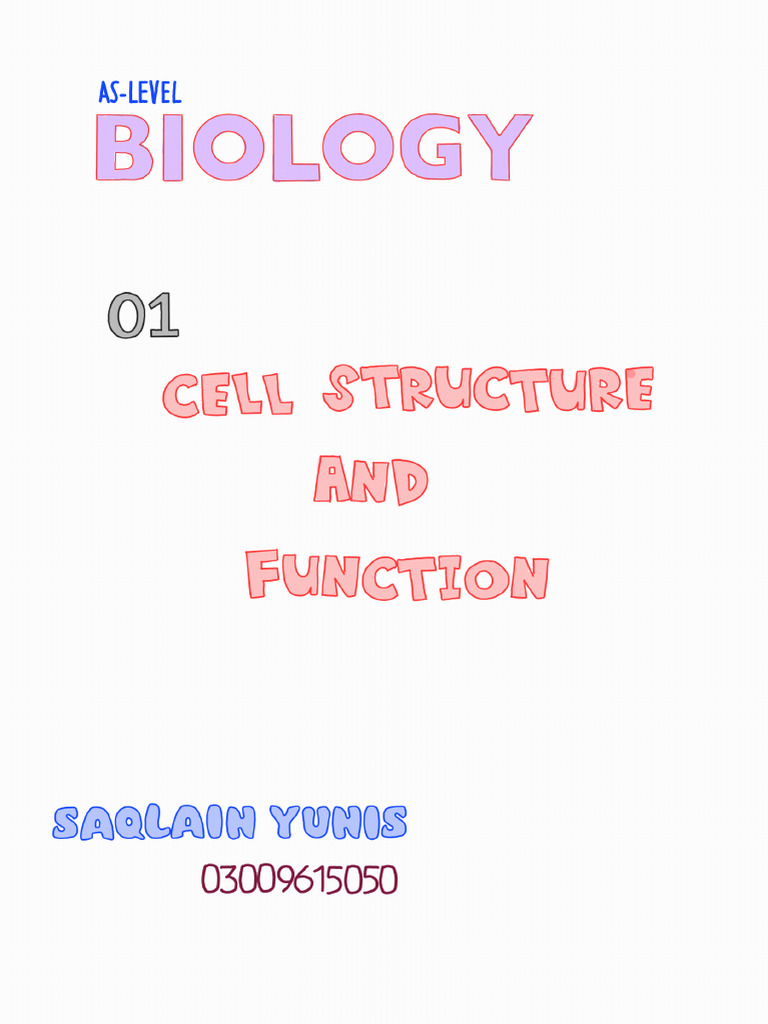 Chapter 1 Cell | PDF