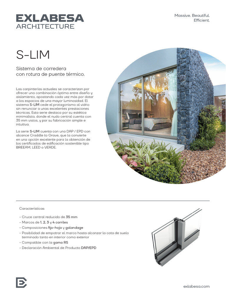 Ficha Técnica S-LIM ESP 2024-02 | PDF | Ventana