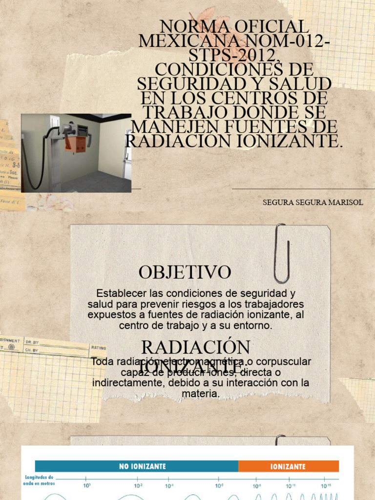 Nom 012 STPS 2012 | Descargar gratis PDF | Protección de radiación | Radiación ionizante