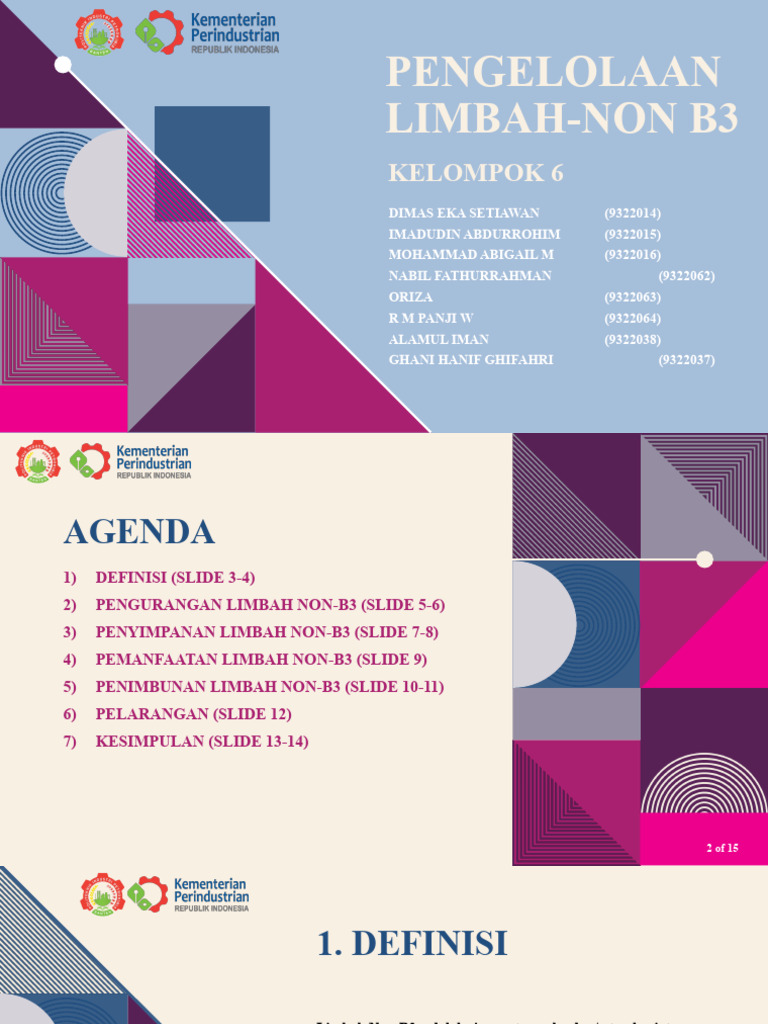 Kelompok 6 Pengelolaan Limbah Non-B3 | PDF