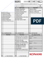 Yu-Gi-Oh! Deck List | PDF