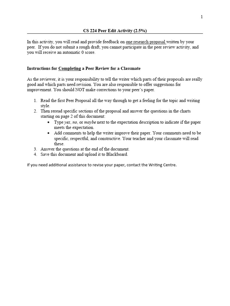 CS 224 Peer Review Assignment DH 2024 | PDF | Dentistry | Methodology