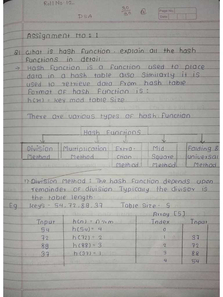 DSA Ass 1 - S.K | PDF