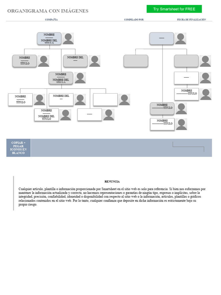 IC Organizational Chart With Pictures 27521 - WORD - ES | PDF