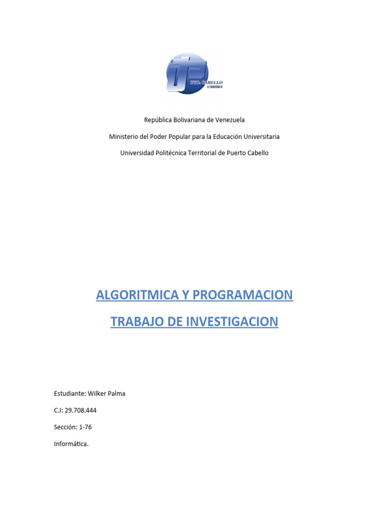 Lenguaje Del Algoritmo y Programación | PDF | Programación de computadoras | Lenguaje de ...