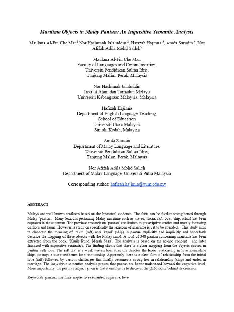 Maulana | PDF | Semantics | Wound