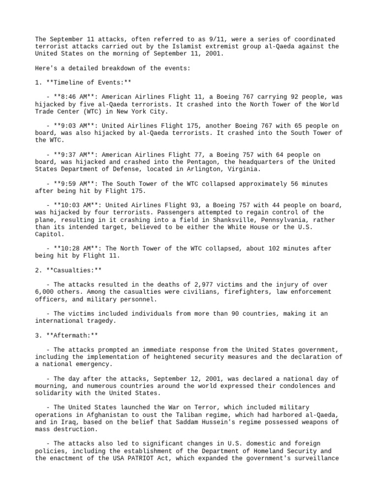 911 | PDF | September 11 Attacks | Aircraft Hijackings