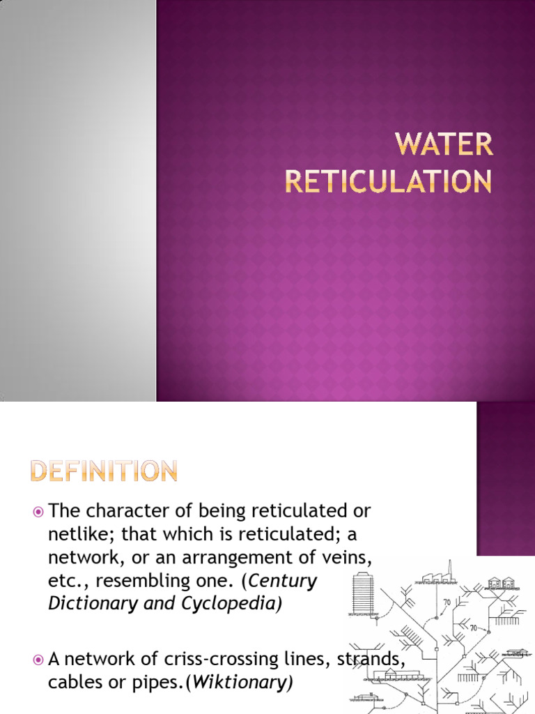 Water Reticulation | Download Free PDF | Pipe (Fluid Conveyance ...