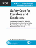 Codes For Lifts and Escalators | PDF | Elevator | Door