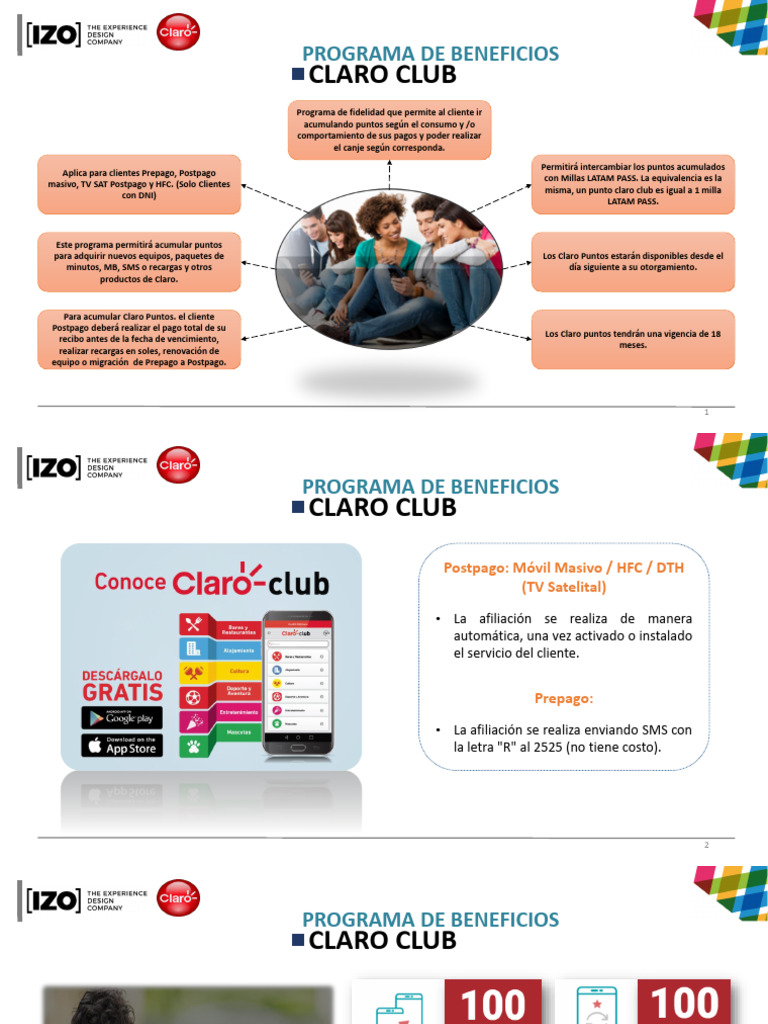 Claro Club: Puntos y Beneficios Exclusivos | PDF | Tarjeta de débito | Industrias de servicio