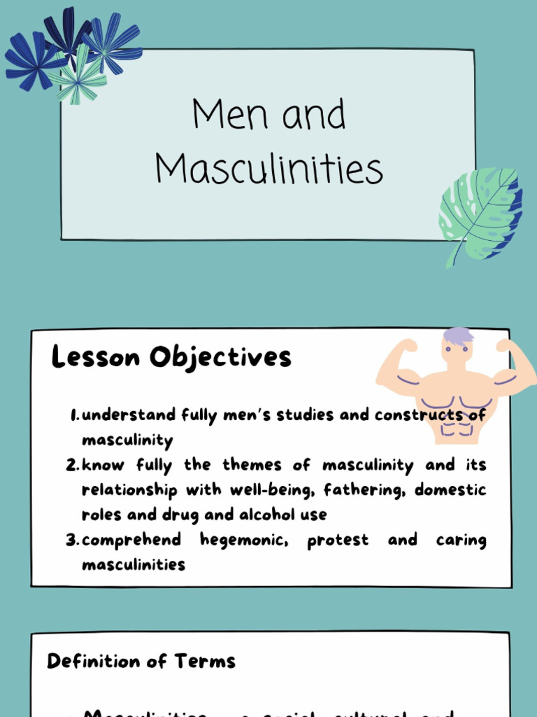 Module 4 Gender Men Masculinities Pdf