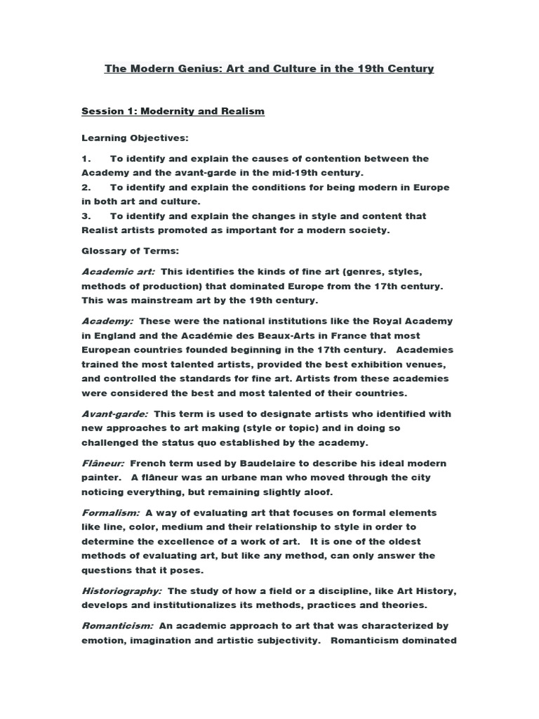 The Modern Genius | PDF | Realism (Arts) | Modernity