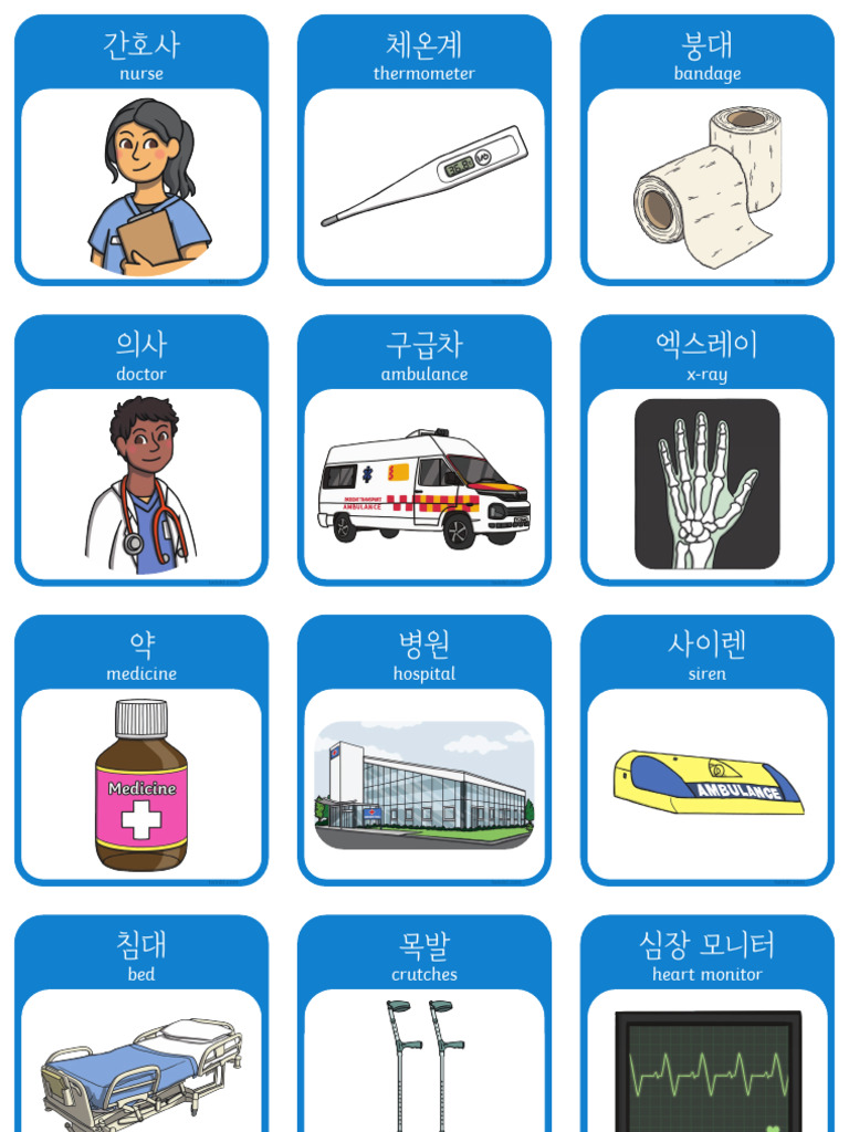 Hospital Flashcards | PDF