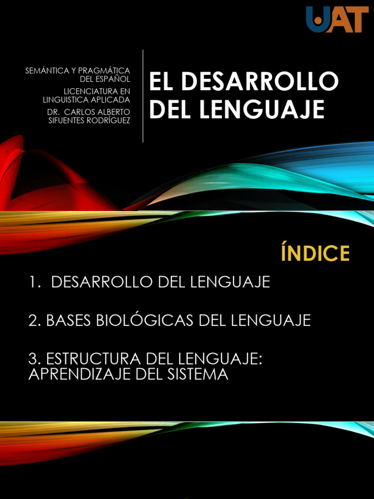 Desarrollo del Lenguaje en Español | PDF | Aquisición de idioma | Habla