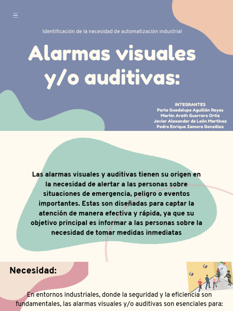 Alarmas Visuales y Auditivas | PDF | Tsunami | Diodo emisor de luz