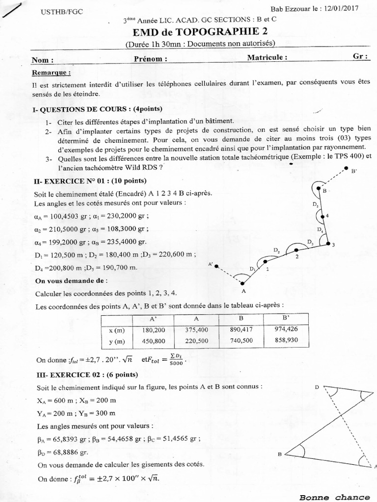 Examen CorrigA | PDF