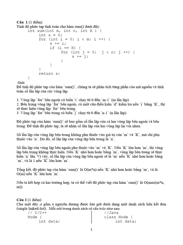 Giai de Thi 2015 | PDF