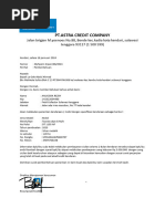 Contoh Surat Penarikan Kendaraan Berupa Motor | PDF