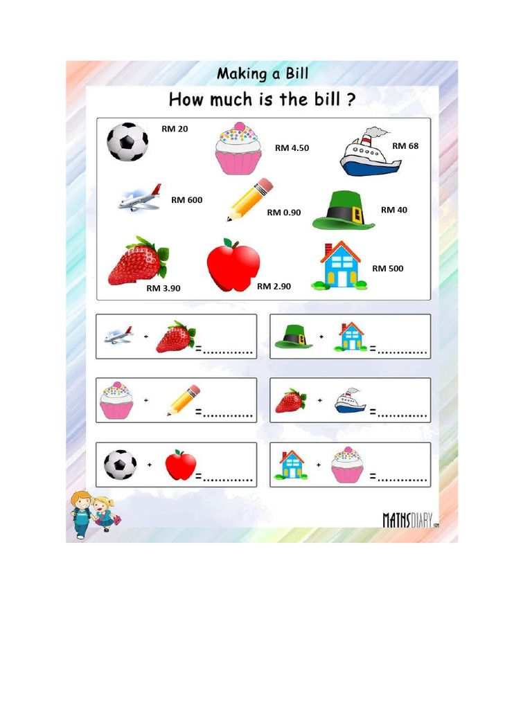 Money Worksheet | PDF