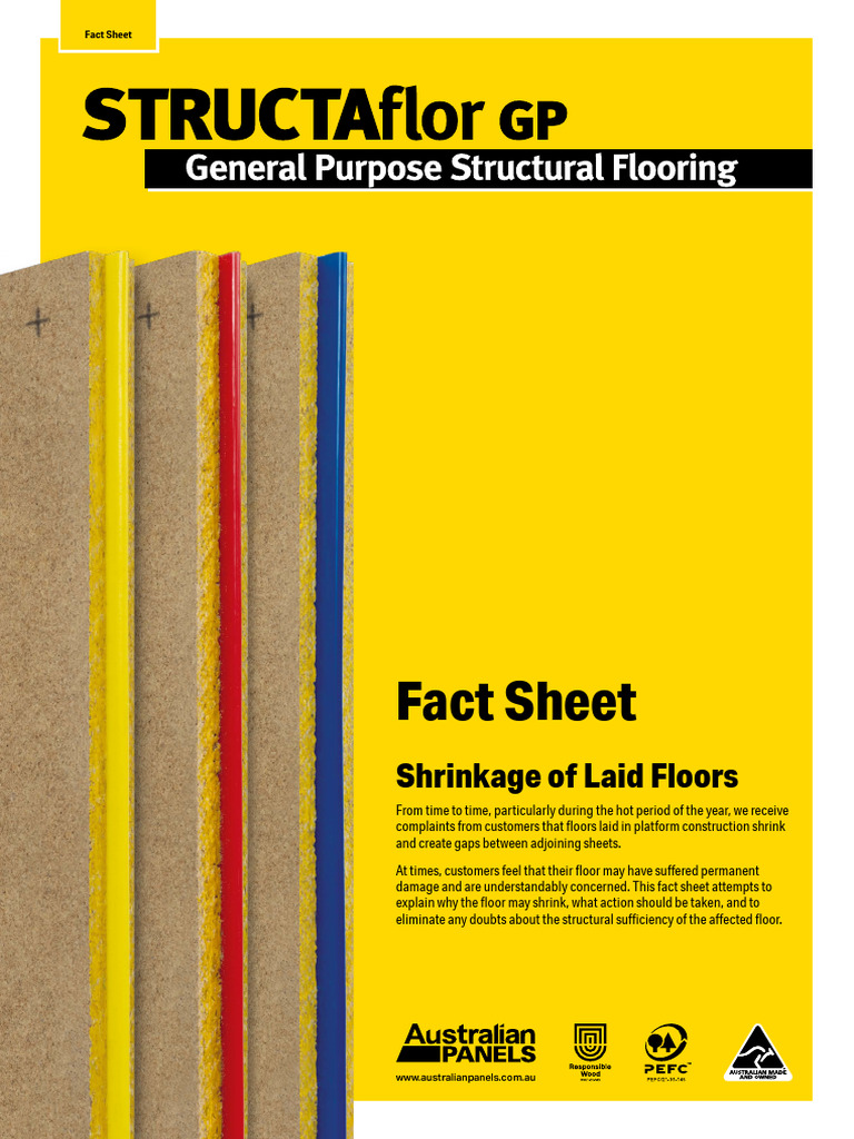 STRUCTAflor GP -Shrinkage of Laid Floors | PDF | Deformation ...