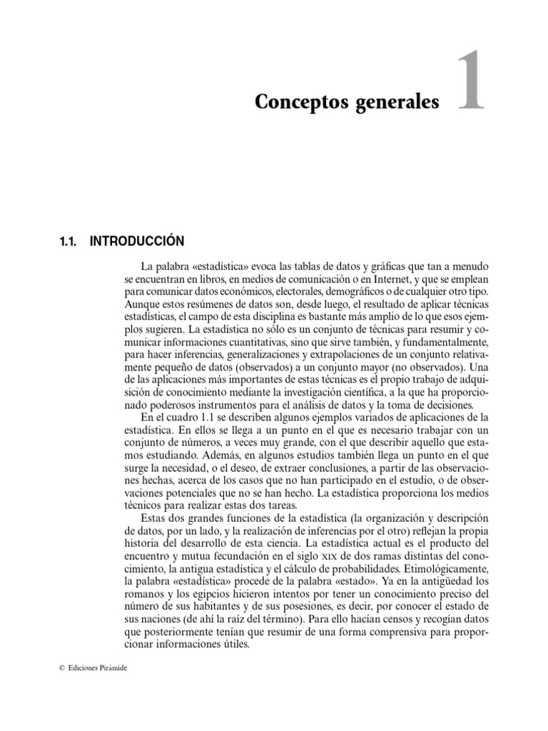 Cap 1 - Botella Leon y San Martin - Analisis de datos en psicologia I | PDF | Estadísticas ...
