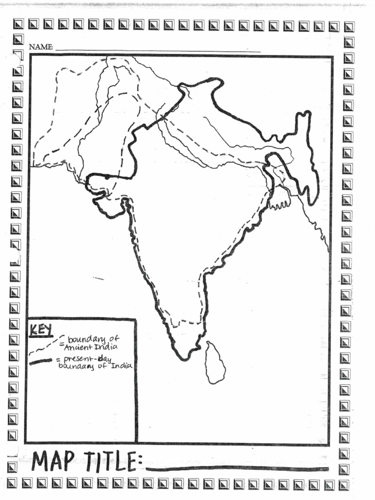Ancient India Map | PDF