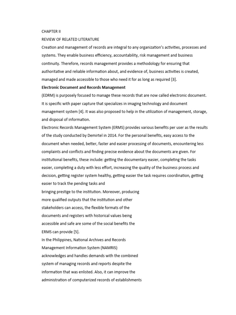 Chapter Ii Capstone 1 Pims | PDF | Records Management | Information Technology Management