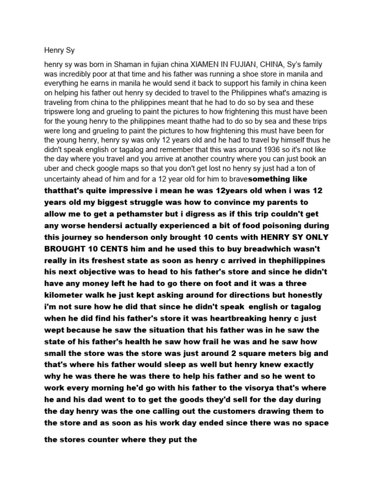 Henry Sy | PDF | Makati | Shopping Mall