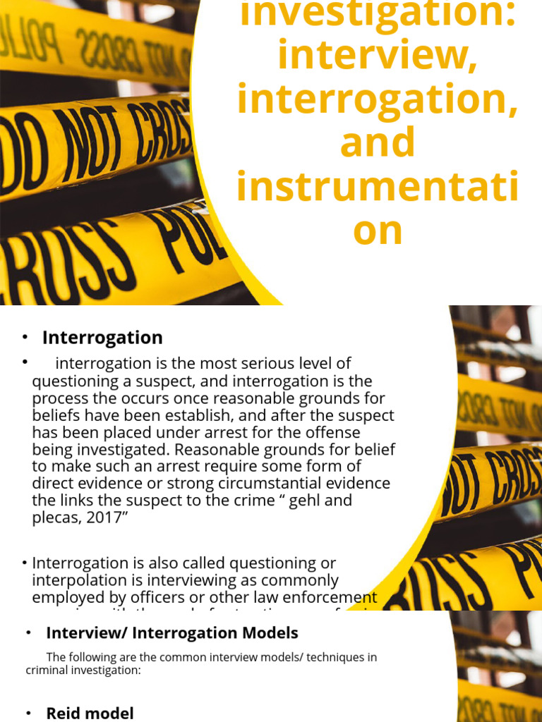 Tools of Investigation ARIEL | PDF | Interrogation | Nonverbal ...