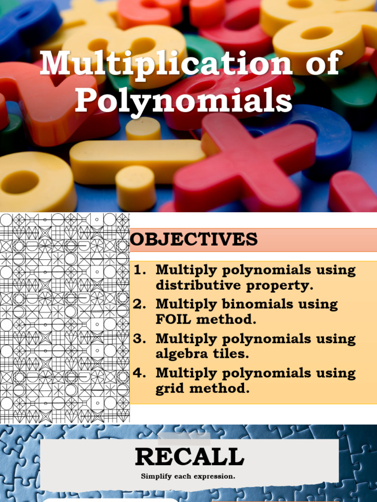 Multiplication of Polynomials | PDF | Polynomial | Algebra
