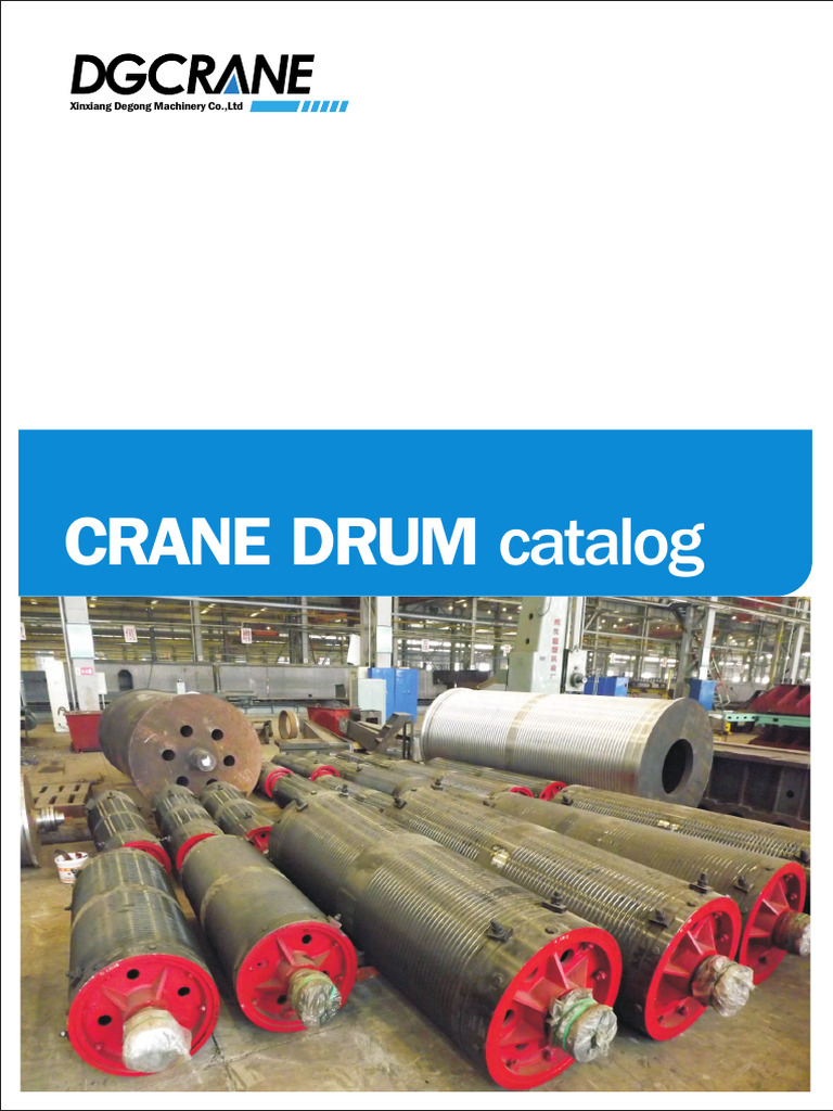 Design Crane Drum Dgcrane | PDF | Crane (Machine) | Metals