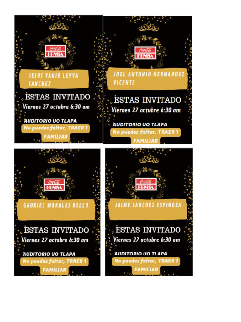 INVITACIONES) | PDF