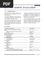 USIT Logging Tool: Cement Evaluation | PDF | Casing (Borehole) | Gases