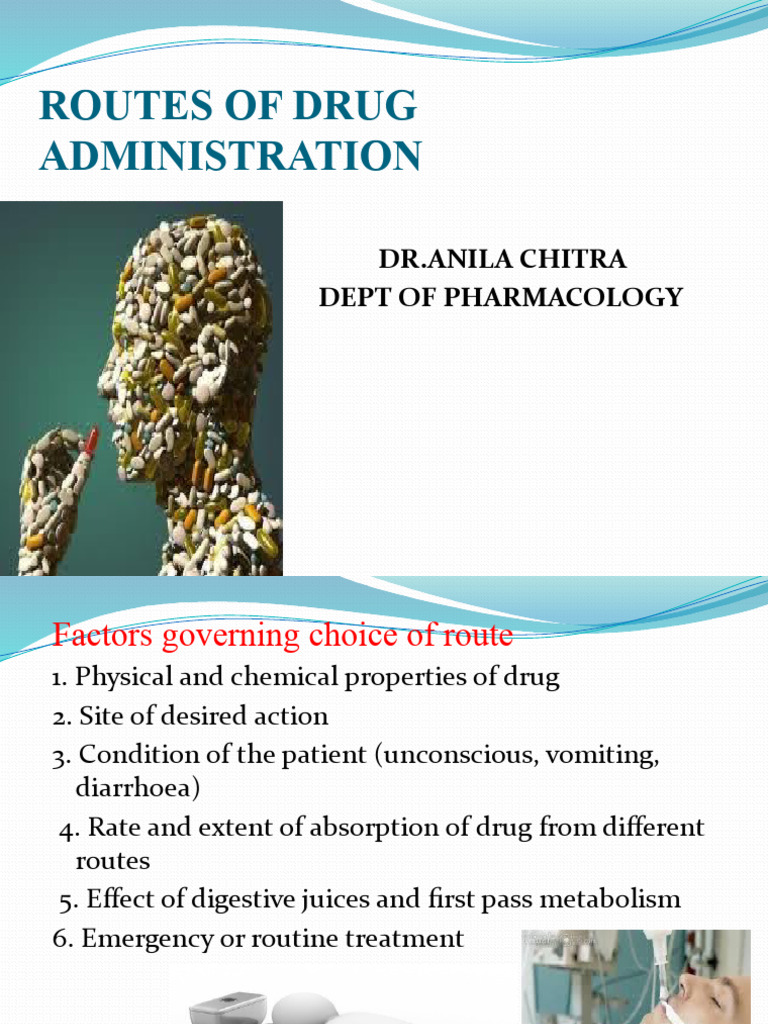Drug Administration Routes Explained | PDF | Intravenous Therapy ...