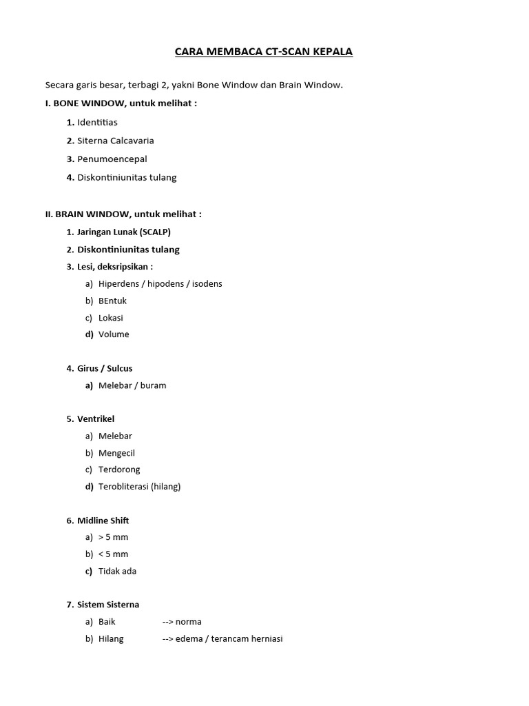 Baca CT-Scan | PDF | Sains & Matematika