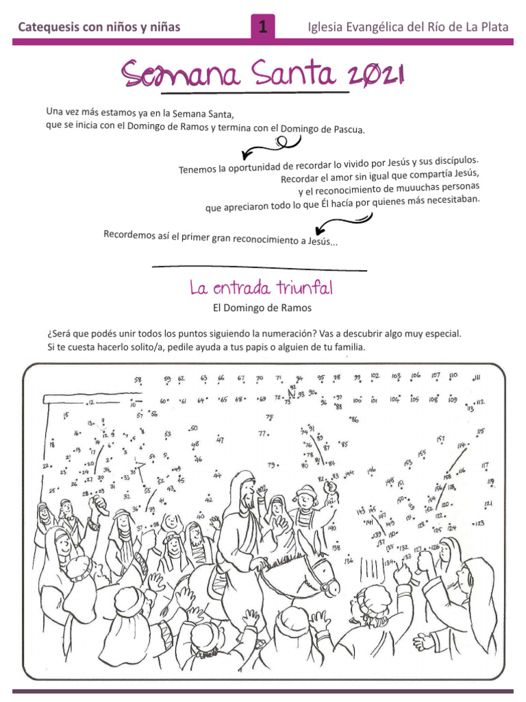 Actividades de Semana Santa para Niños | PDF | Panes | Pascua de ...