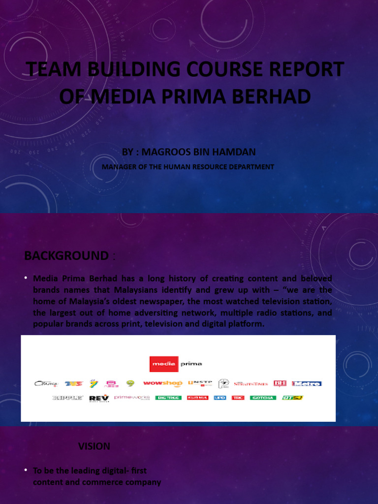 Team Building Course Report of Media Prima Berhad | PDF