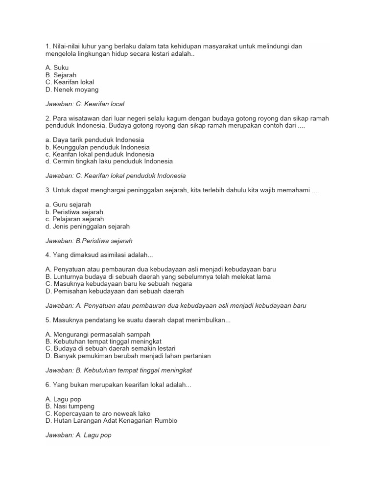 Latihan Soal Ipas Kelas 4 | PDF