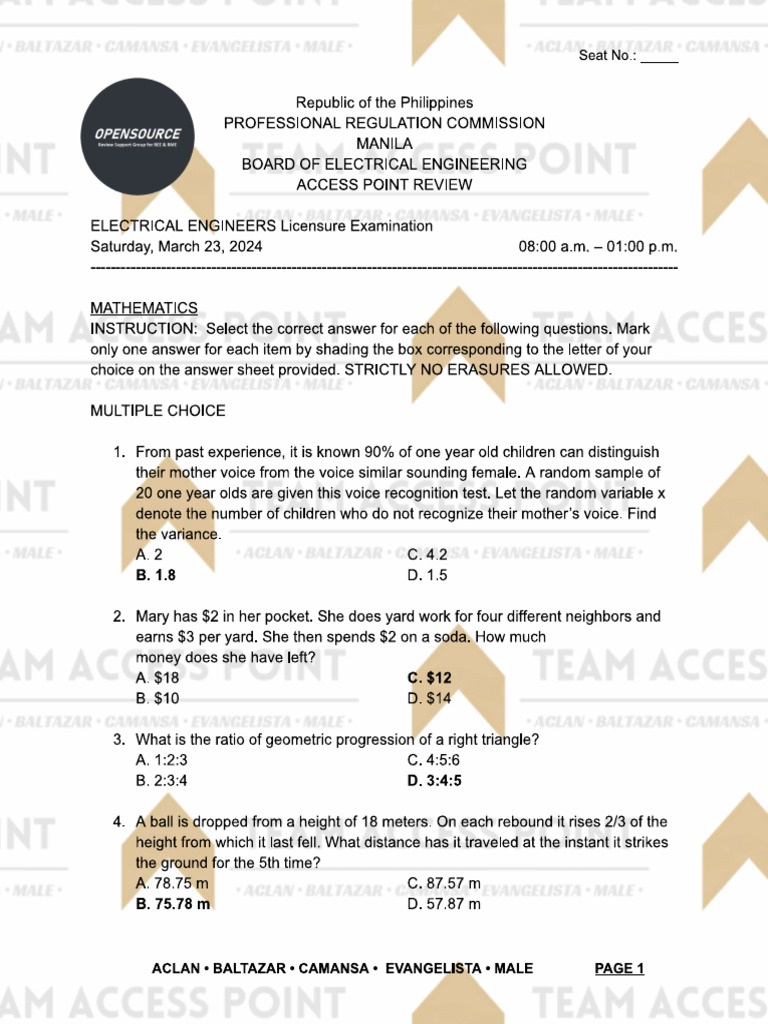 Access Point Math Pb1 Keys | PDF