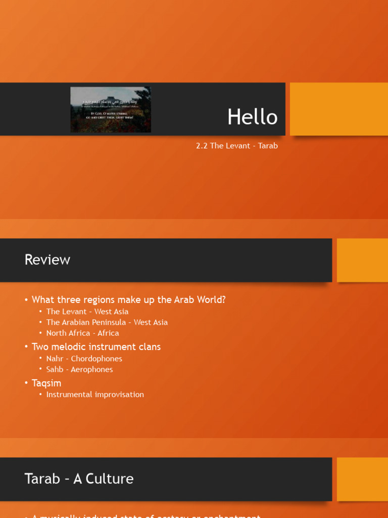 Tarab Music Pdf Performing Arts Musicology